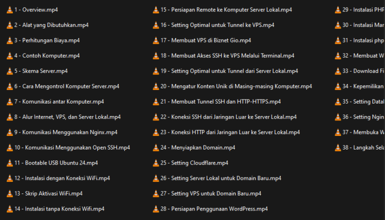 Membuat Server Sendiri di Rumah – Miracle Mind